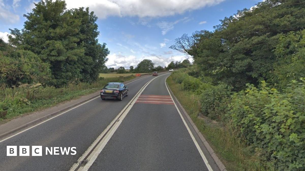 Motorcyclist dies in crash with car on A46 - BBC News