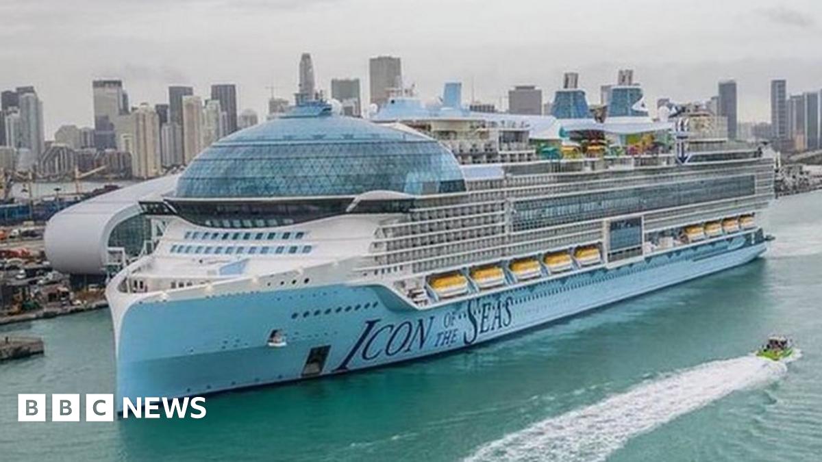 Icon of the Seas: World's largest cruise ship sets sail from Miami ...