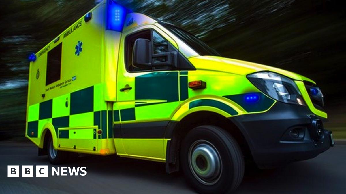 A367: Biker in critical condition as crash closes road - BBC News