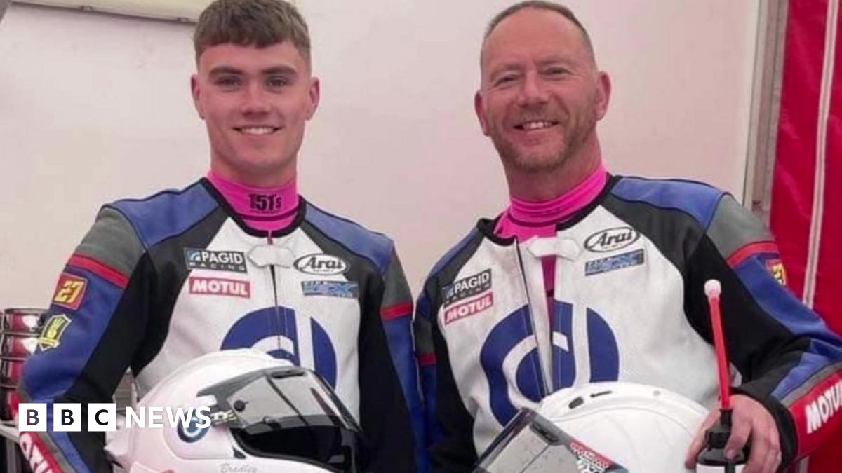Father and son's TT sidecar crash deaths 'a double tragedy' - BBC News