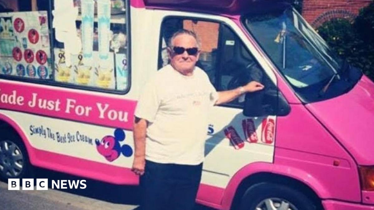 Ice cream van convoy tribute to 'legend' Pasquale Marucci - BBC News