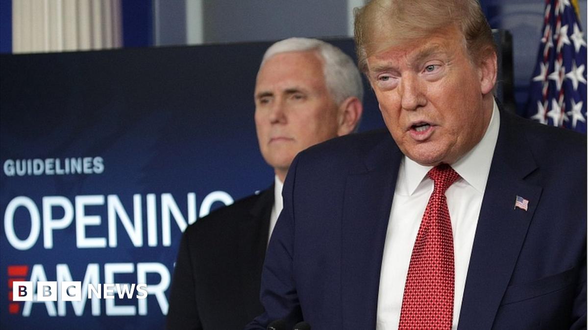 Coronavirus: Trump unveils plan to reopen states in phases - BBC News