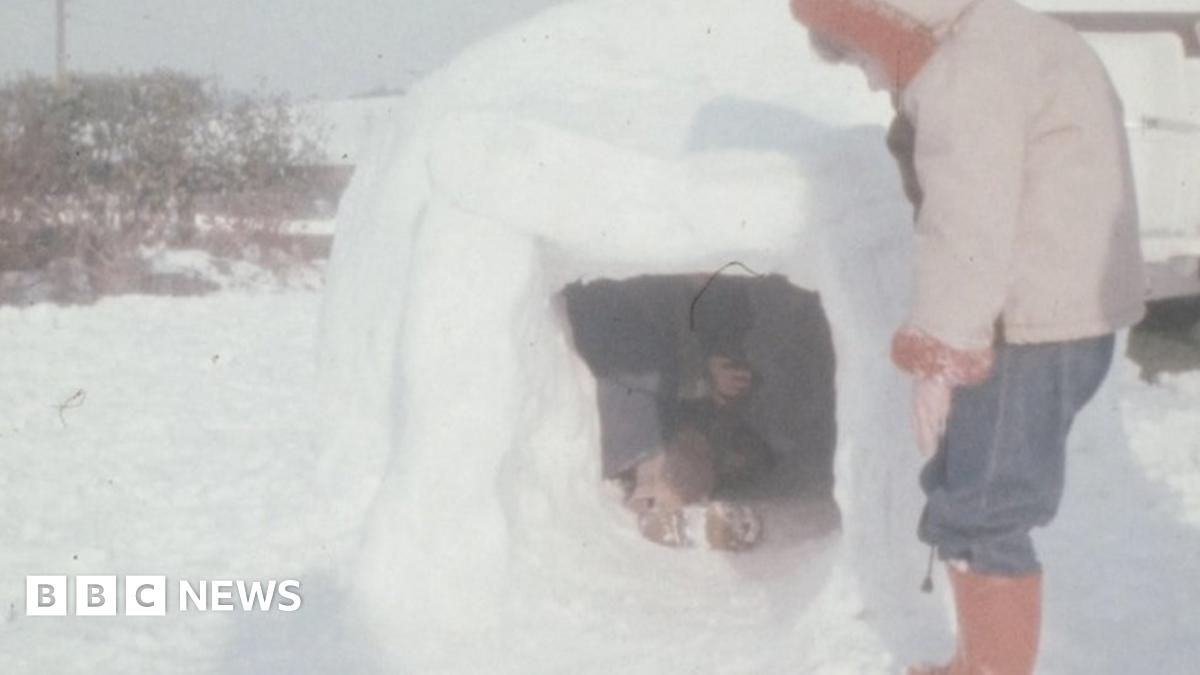 Snow babies and 10ft drifts - memories of the big snow of 1982 - BBC News