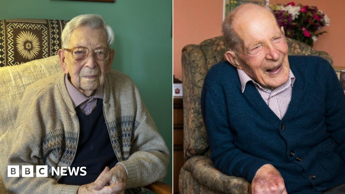 Britain's oldest men turn 111 years old - BBC News