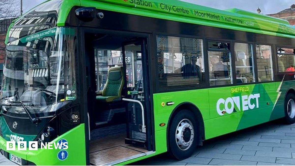 Sheffield: Free electric bus service to run in city centre - BBC News