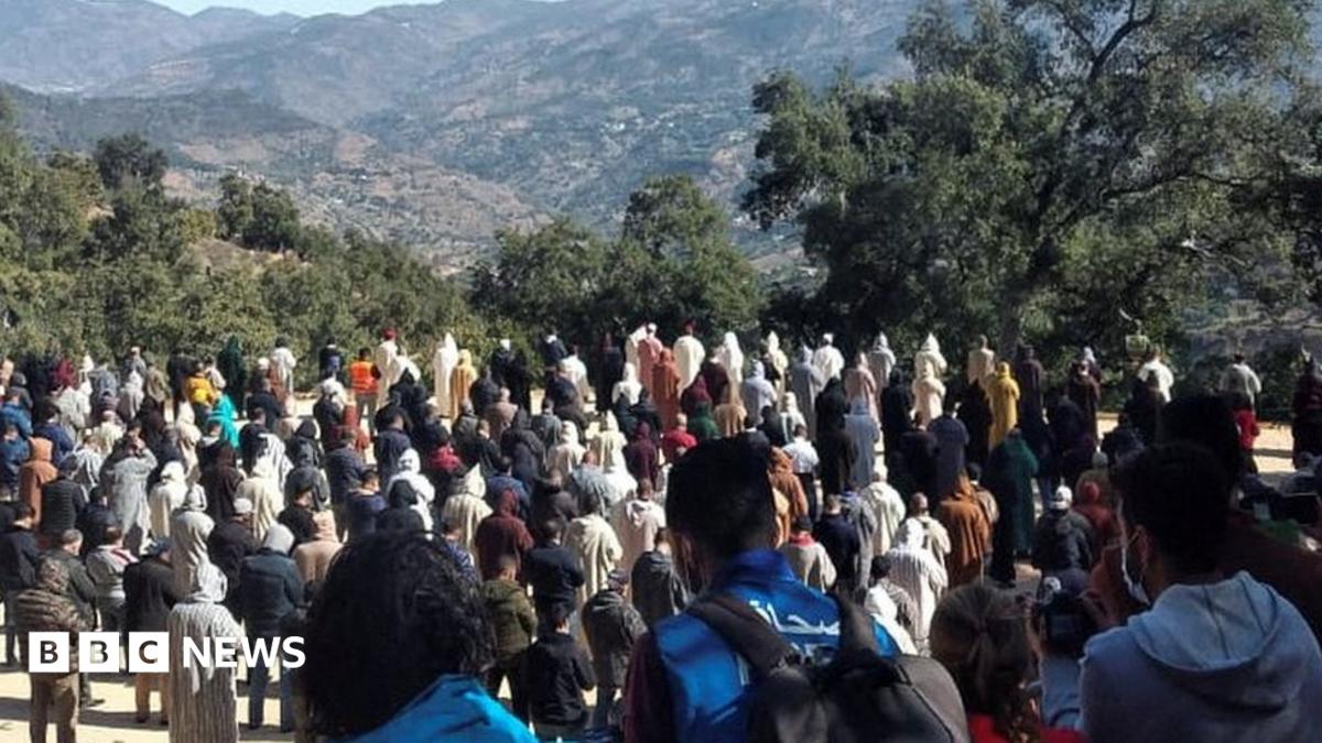 Rayan: Morocco holds funeral for five-year-old who died trapped in well ...