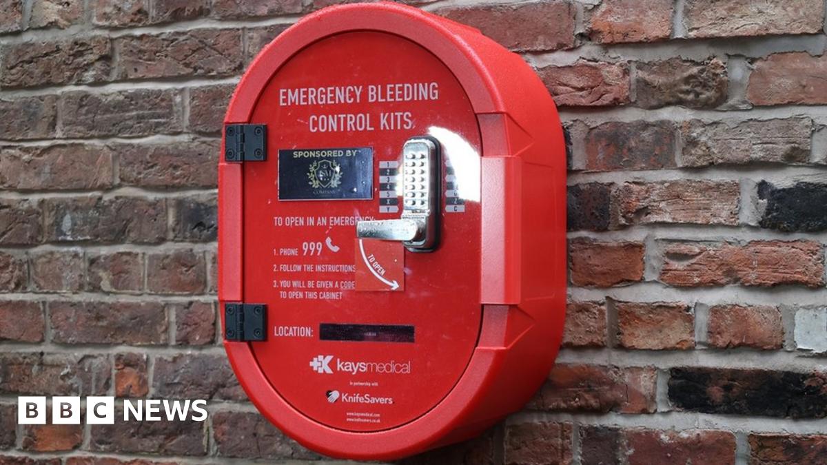 First six bleeding control kits set up in Liverpool - BBC News