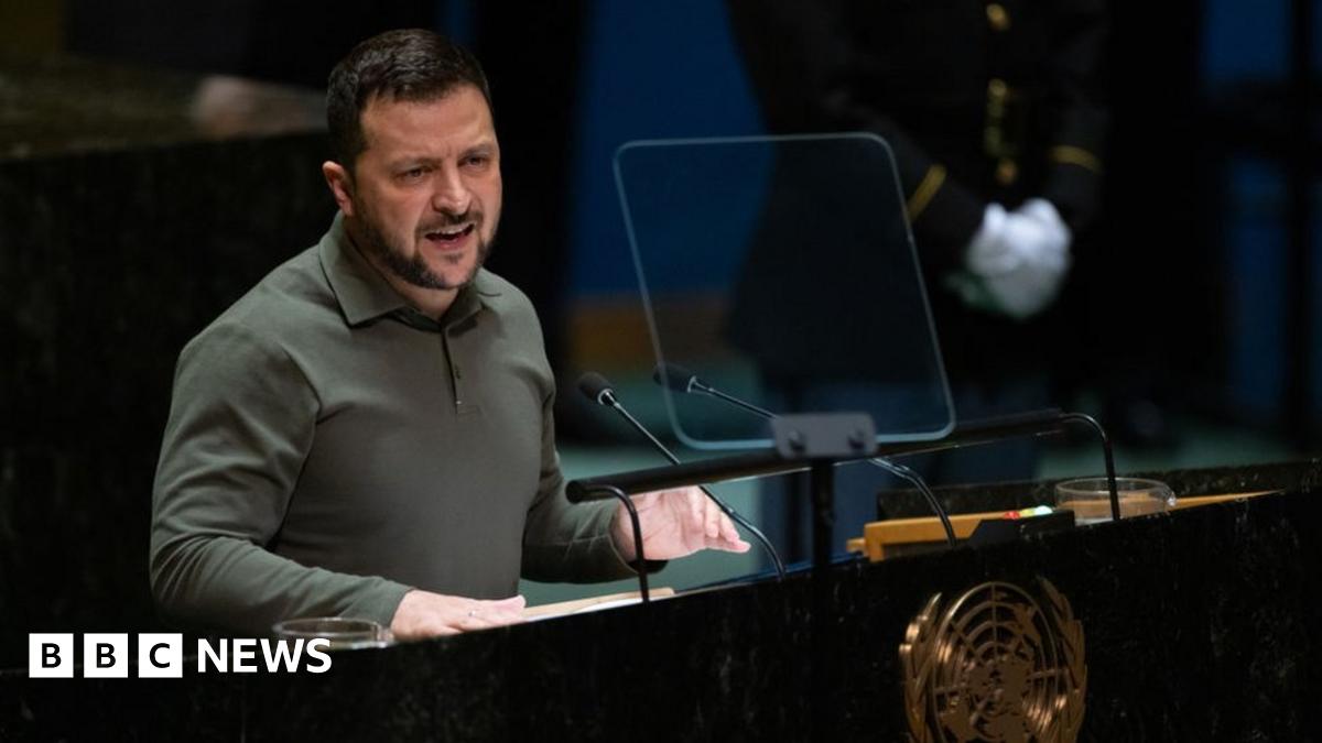 UN General Assembly live: Zelensky tells UN 'evil cannot be trusted ...