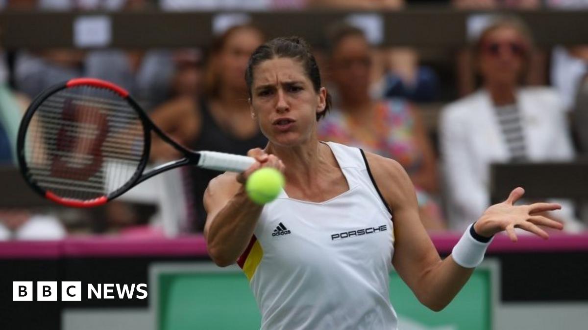 Nazi-era German anthem at tennis tournament sparks outrage - BBC News