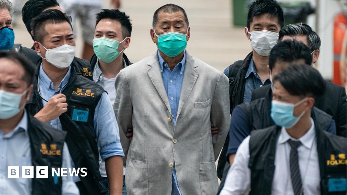 Jimmy Lai: Son of jailed Hong Kong tycoon condemns UK 'hypocrisy' - BBC News