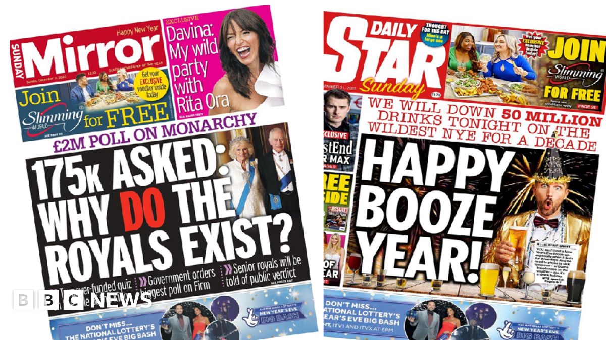Newspaper headlines: Politics, parties and the monarchy - the last ...