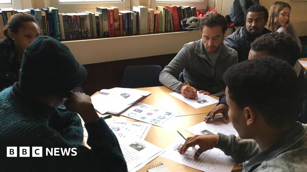 Refugee oasis in Cardiff is helping transform lives - BBC News