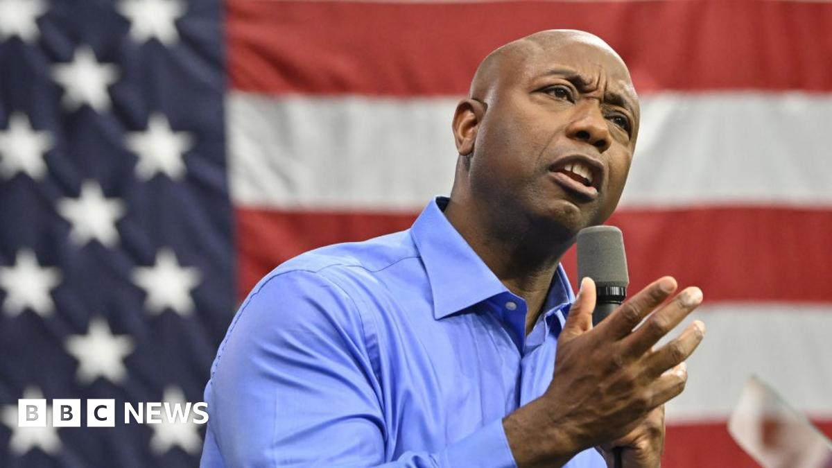 Tim Scott: Republican senator is running for president - BBC News