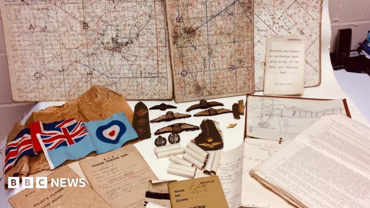 WW1 pilot's items found in Leicestershire barn 'flabbergasts' expert ...