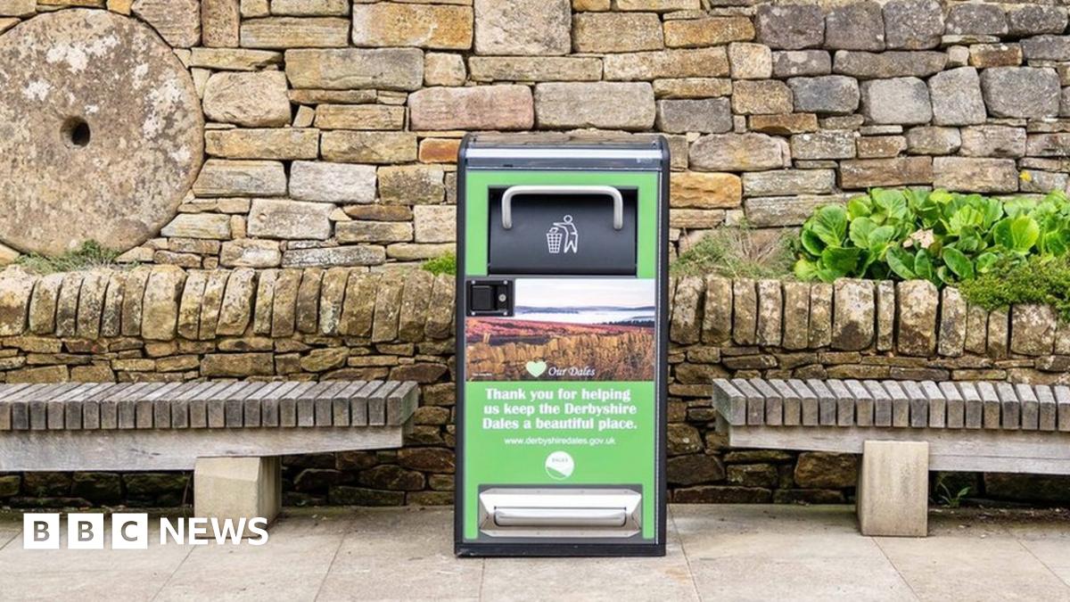Smart bins installed in Derbyshire Dales villages - BBC News