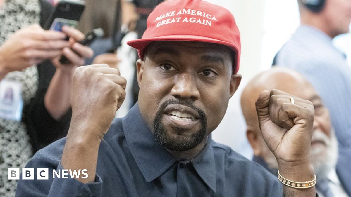 Kanye West designs anti-Democrat 'Blexit' merchandise - BBC News