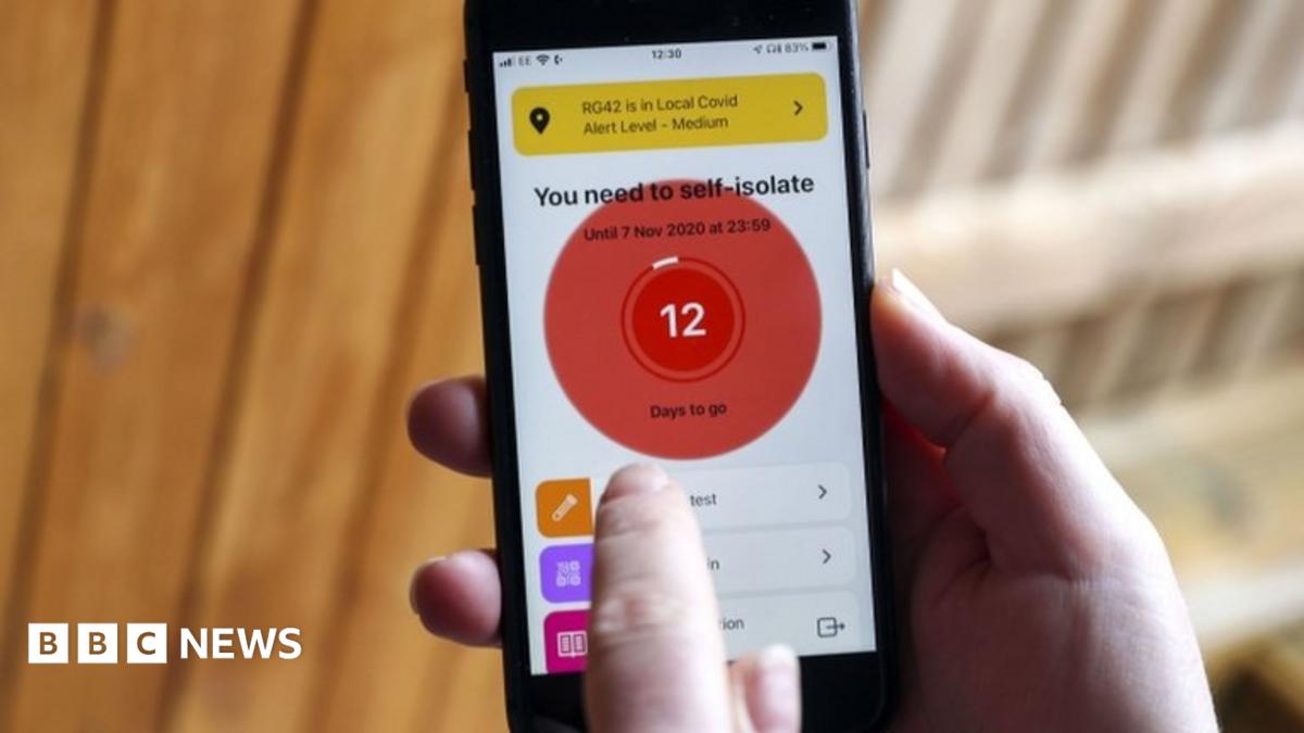 NHS Covid-19 app to issue more self-isolate alerts - BBC News