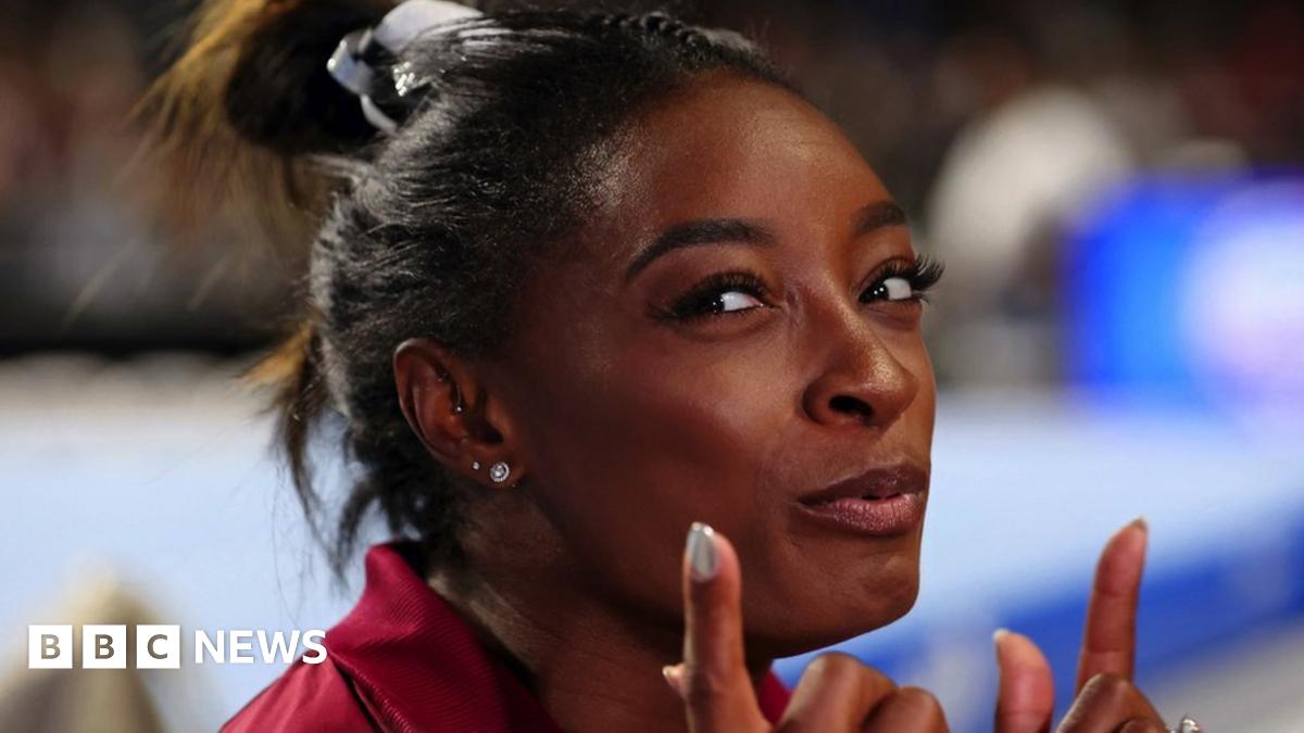 Quiz of the week: What had Simone Biles jumping for joy? - BBC News