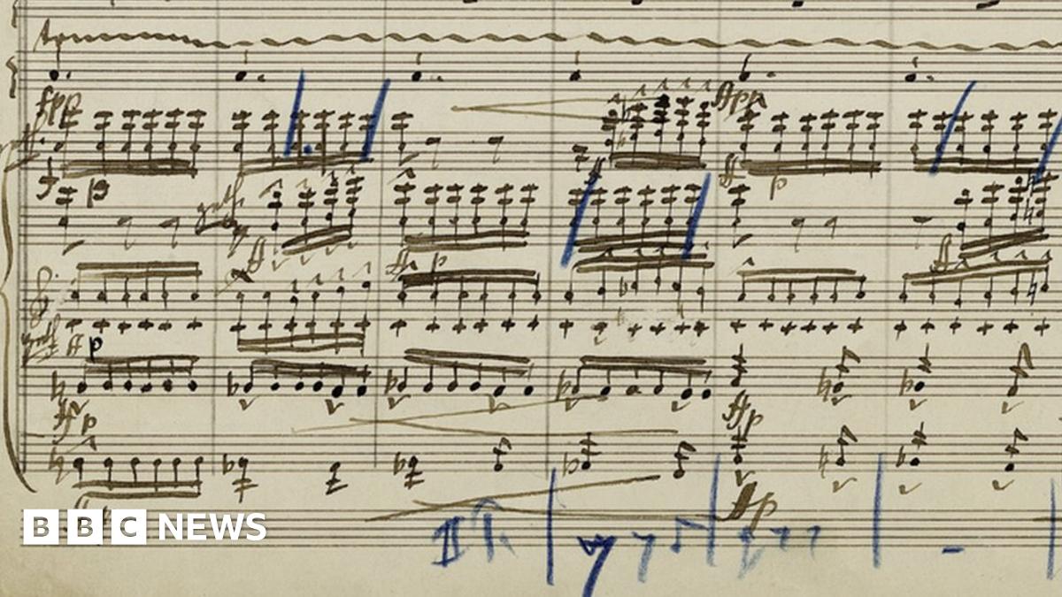 Gustav Mahler £4.5m manuscript breaks record at Sotheby's - BBC News