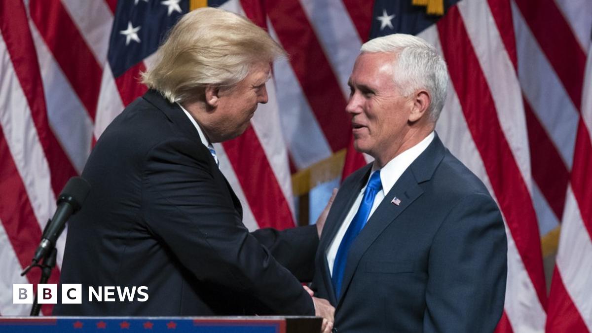 US election: Donald Trump unveils running mate Mike Pence - BBC News