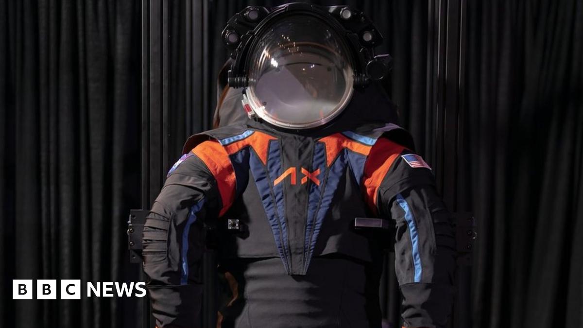 Spacesuit for return to the Moon unveiled - BBC News