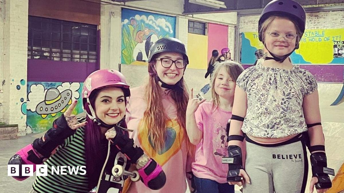 Funding for indoor skate park gives Stoke children opportunity - BBC News