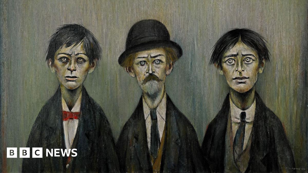 Lowry portrait fetches 'record' £1.7m at auction - BBC News
