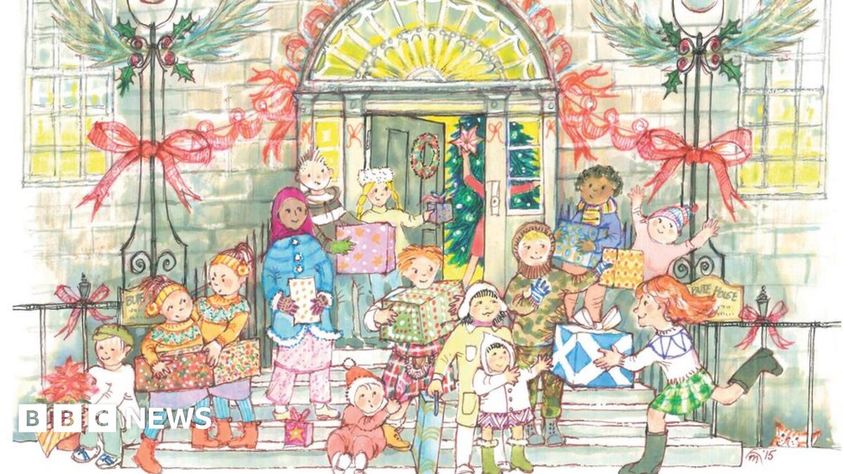 In pictures: Leaders' Christmas cards - BBC News