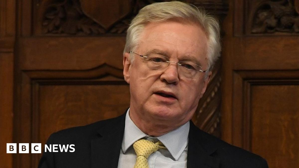 In the name of God go, David Davis tells Boris Johnson - BBC News