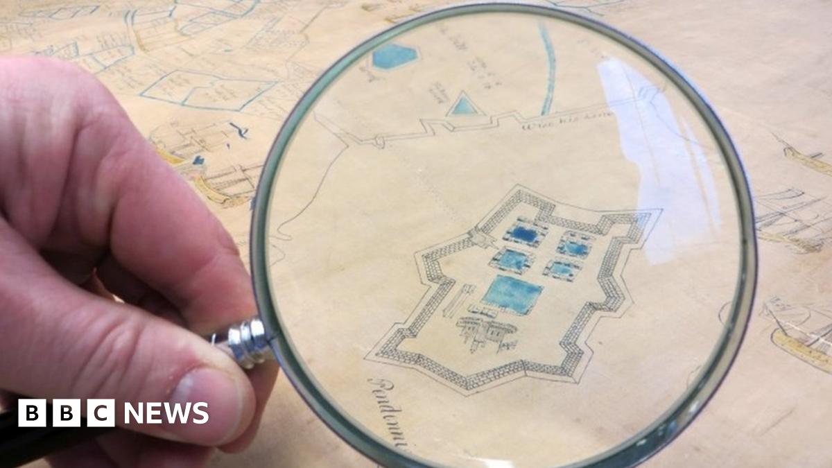 'Lost' map of Cornwall found in collection - BBC News