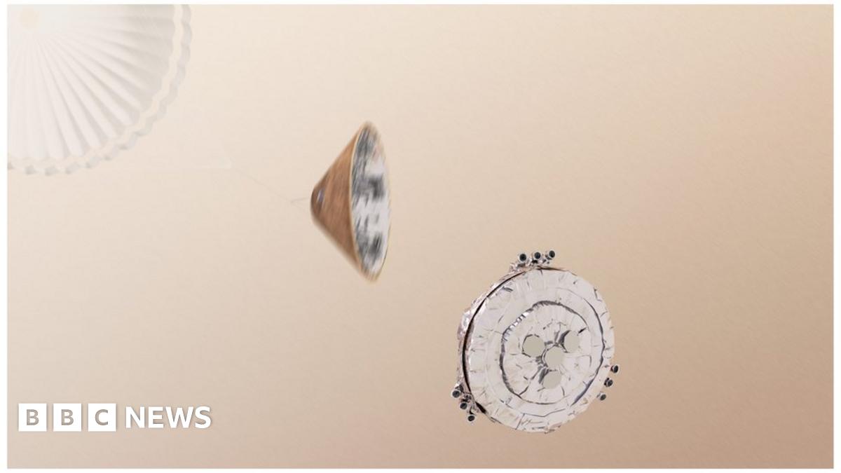 Schiaparelli Mars probe's parachute 'jettisoned too early' - BBC News
