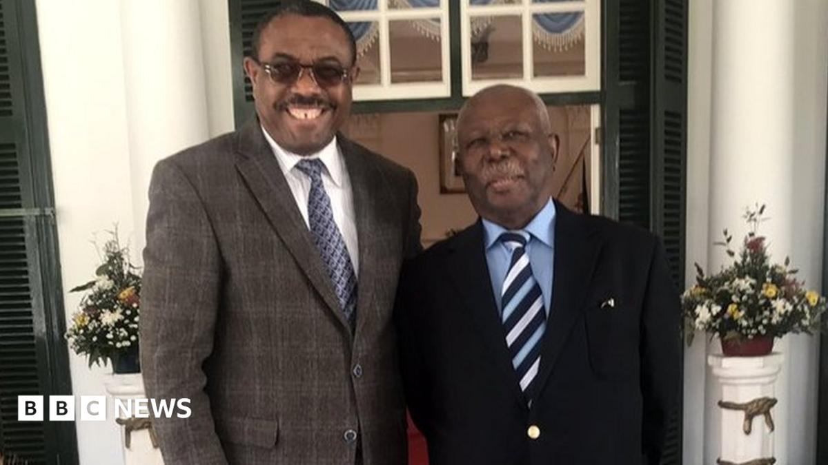 Why a photo of Mengistu has proved so controversial - BBC News