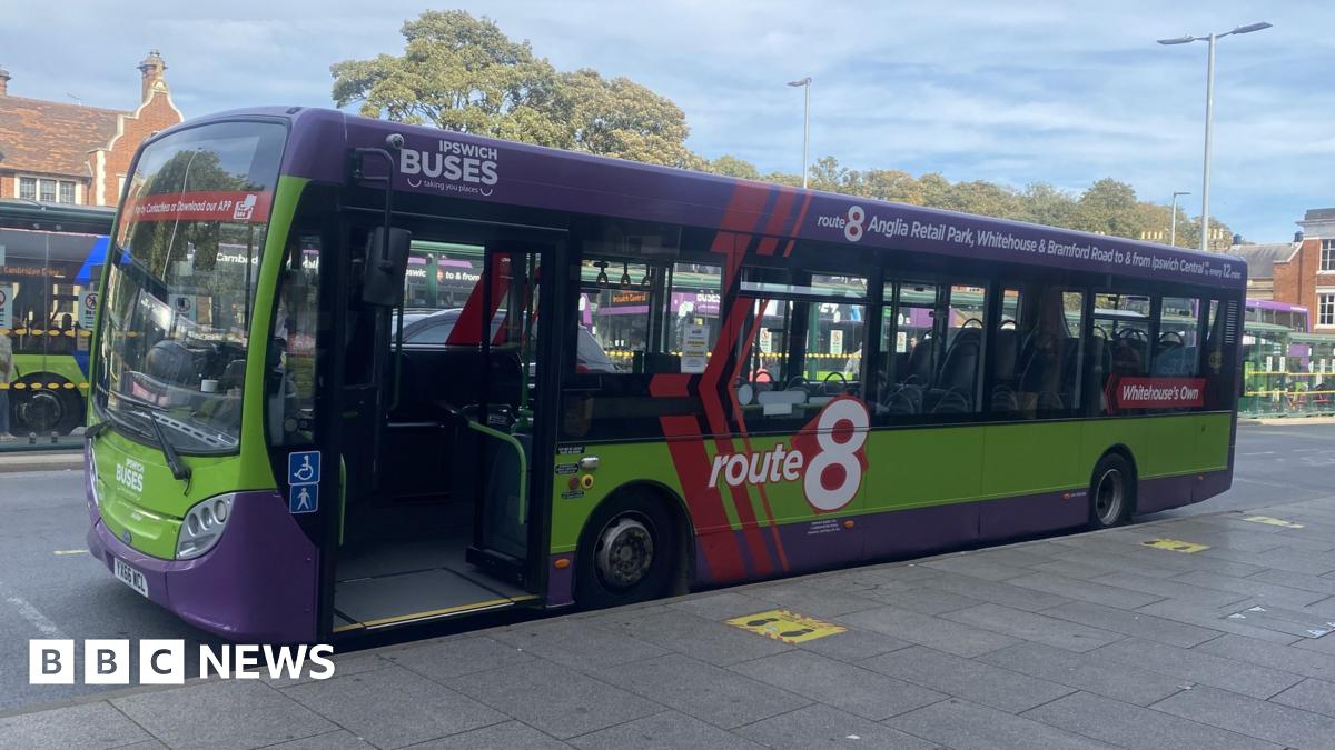 Ipswich Buses services cut due to driver shortage - BBC News