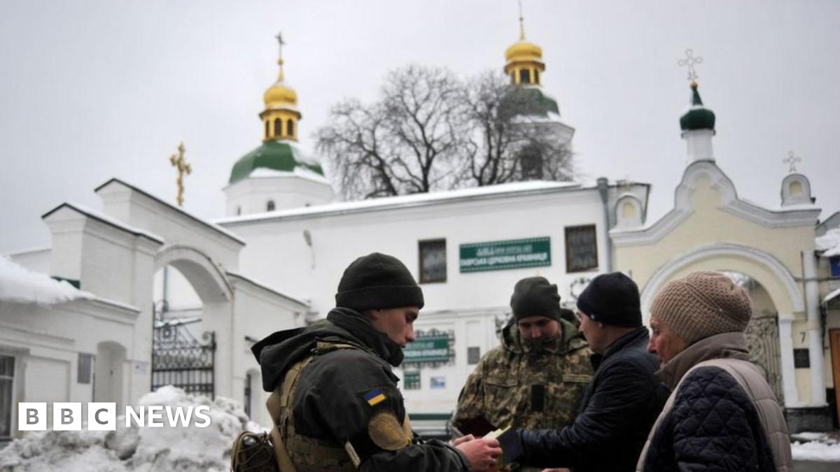 Ukraine monastery raid as SBU targets Russian agents - BBC News