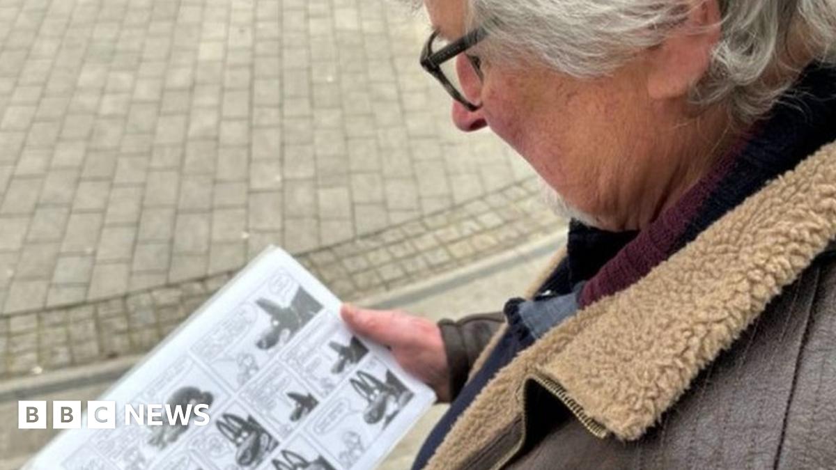 Artist draws last 'Mere Quacks' cartoon for Diss newspaper - BBC News