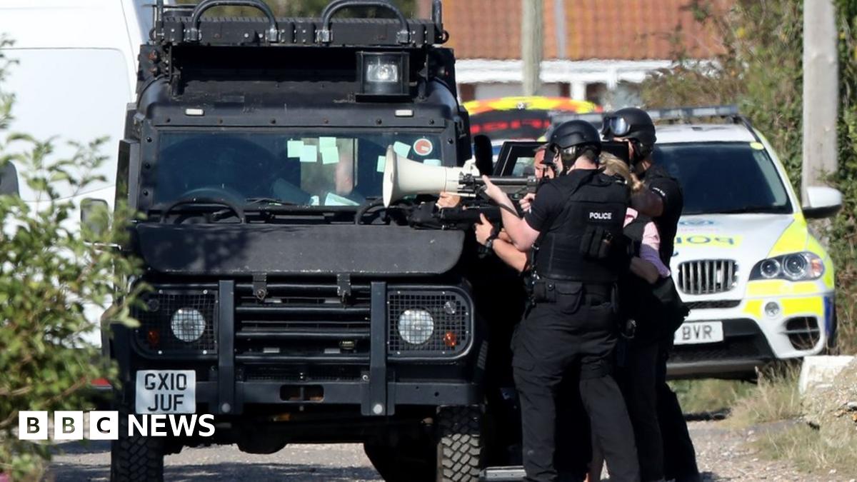 Terry Bridger charged after 40-hour Pagham police stand-off - BBC News