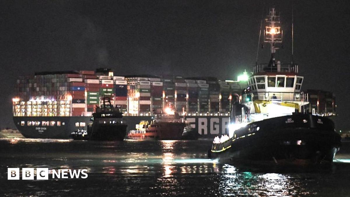 The cost of the Suez Canal blockage - BBC News