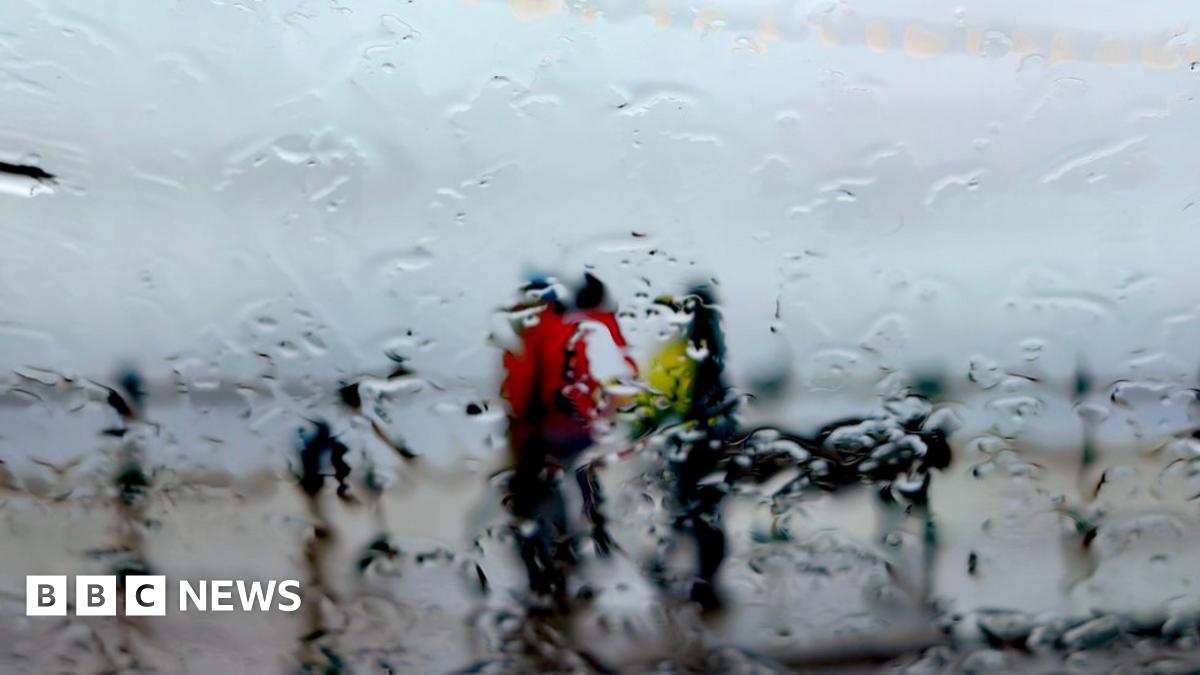 Wales weather: Wind and rain sees trains delayed and cancelled - BBC News