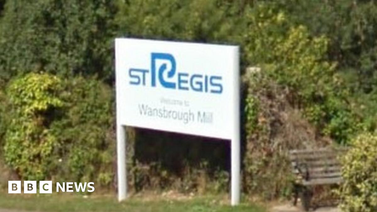 Watchet paper mill set to close with 'tragic' loss of 170 jobs - BBC News
