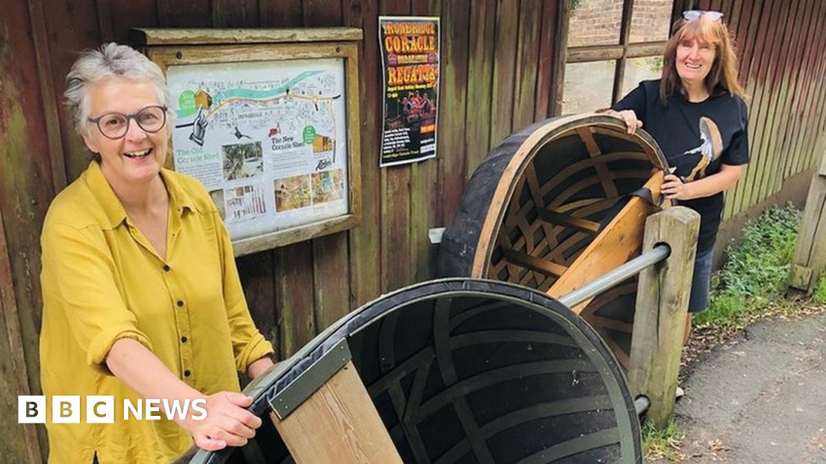 Slipway restoration to link Ironbridge coracle shed and river - BBC News