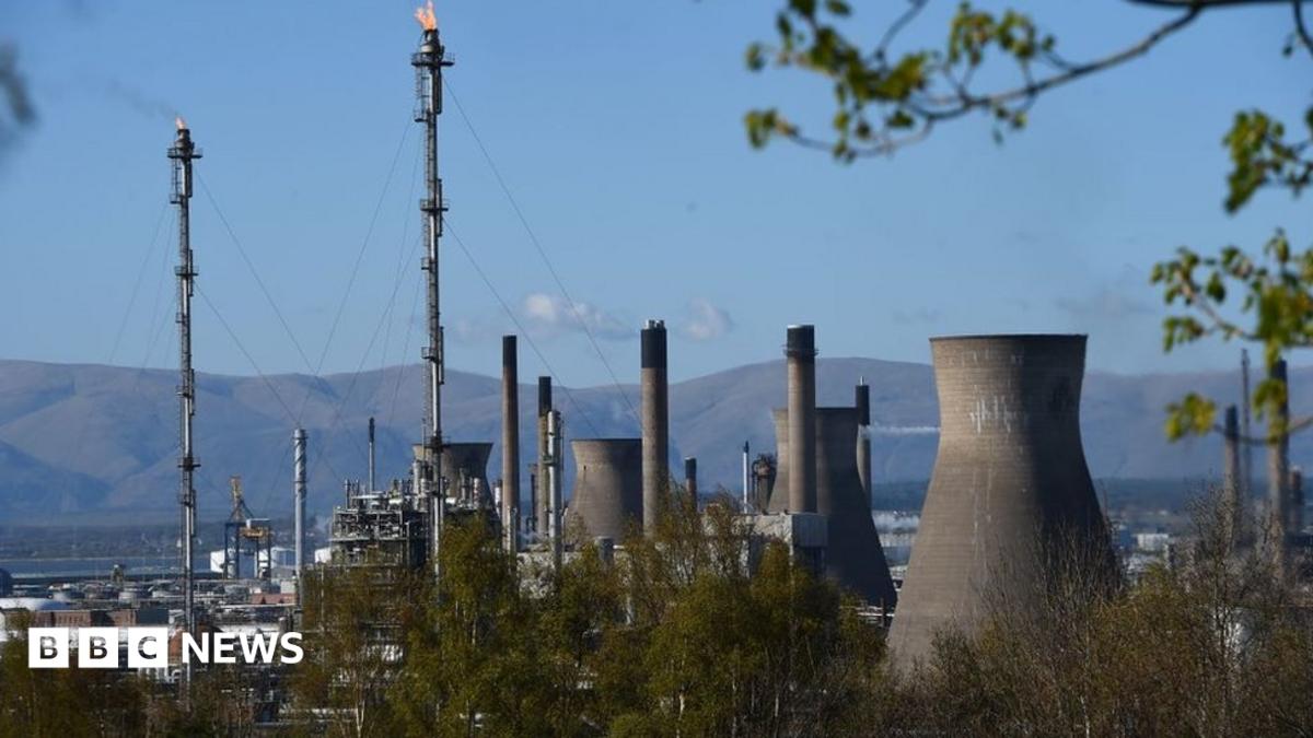 Grangemouth oil refinery could cease operations by 2025 - BBC News