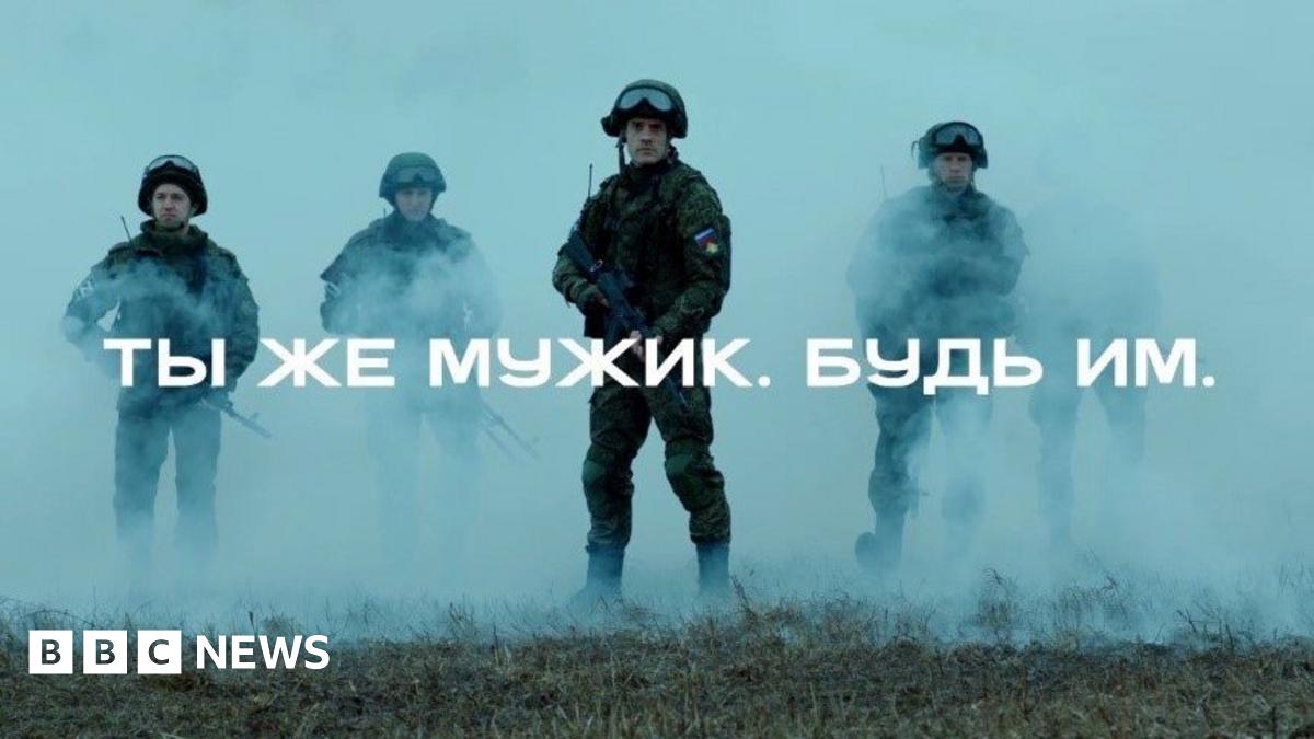 Russian army launches campaign encouraging men to join - BBC News