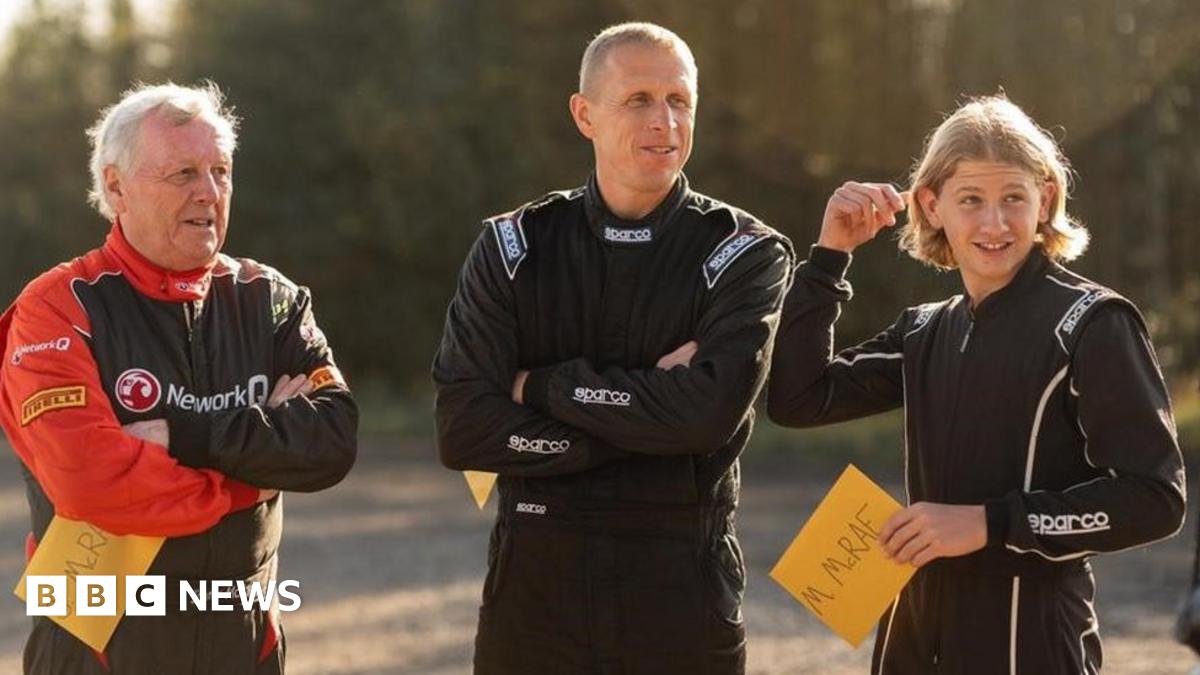 Colin McRae: Three generations of family in track tribute - BBC News