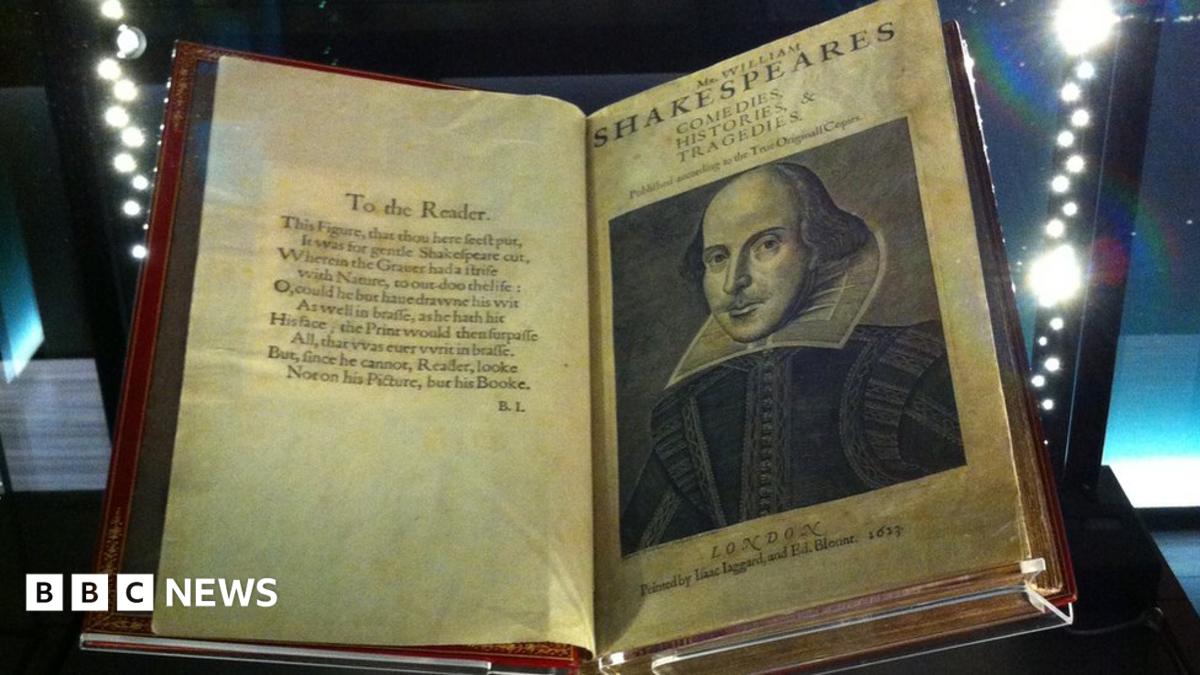 Rare Shakespeare folios on display in Leeds - BBC News