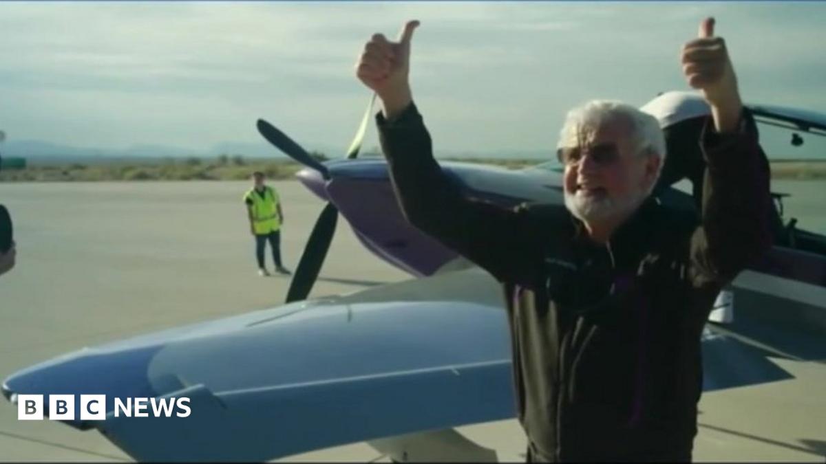 Friends gather in Staffordshire to watch Olympian's space flight - BBC News