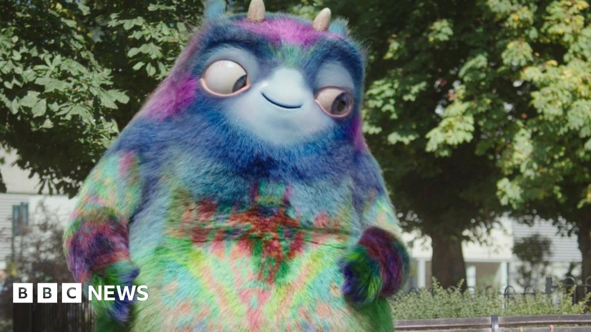 Hairy monster warns employers to set up pension schemes - BBC News