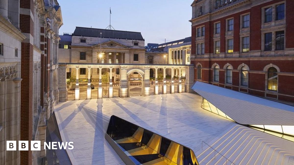 In pictures: The V&A's new wing - BBC News