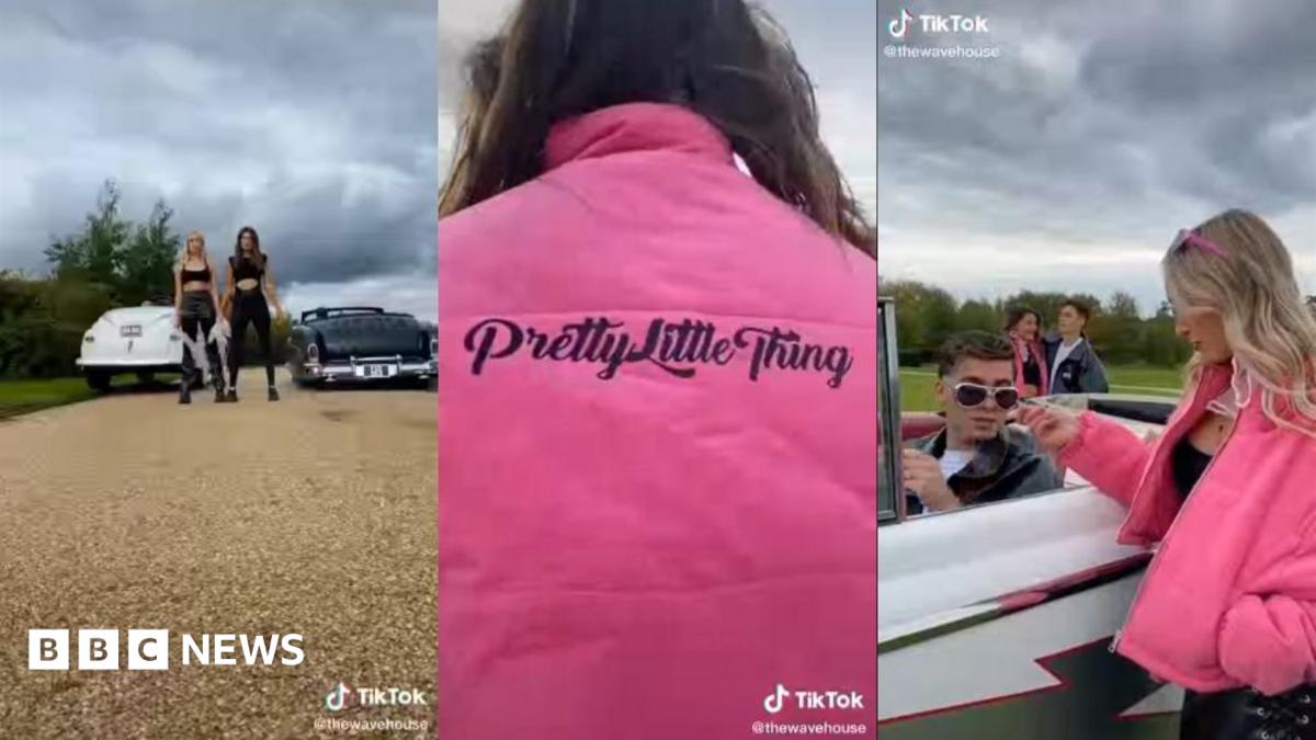Pretty Little Thing ad by TikTok creator house banned - BBC News