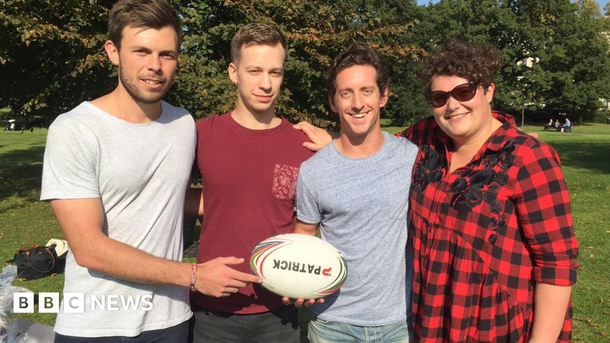 Opposing rugby fans give us their take on the World Cup clash - BBC News