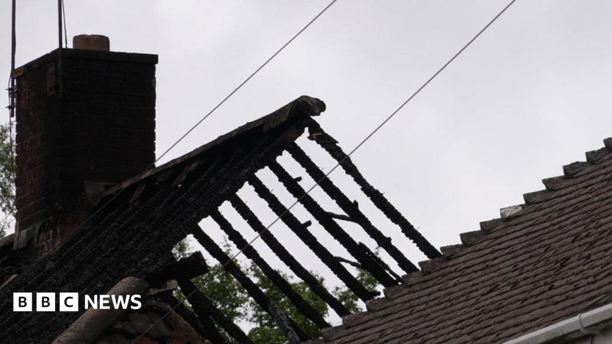 Cardiff: Man, 58, in hospital after house fire rescue - BBC News